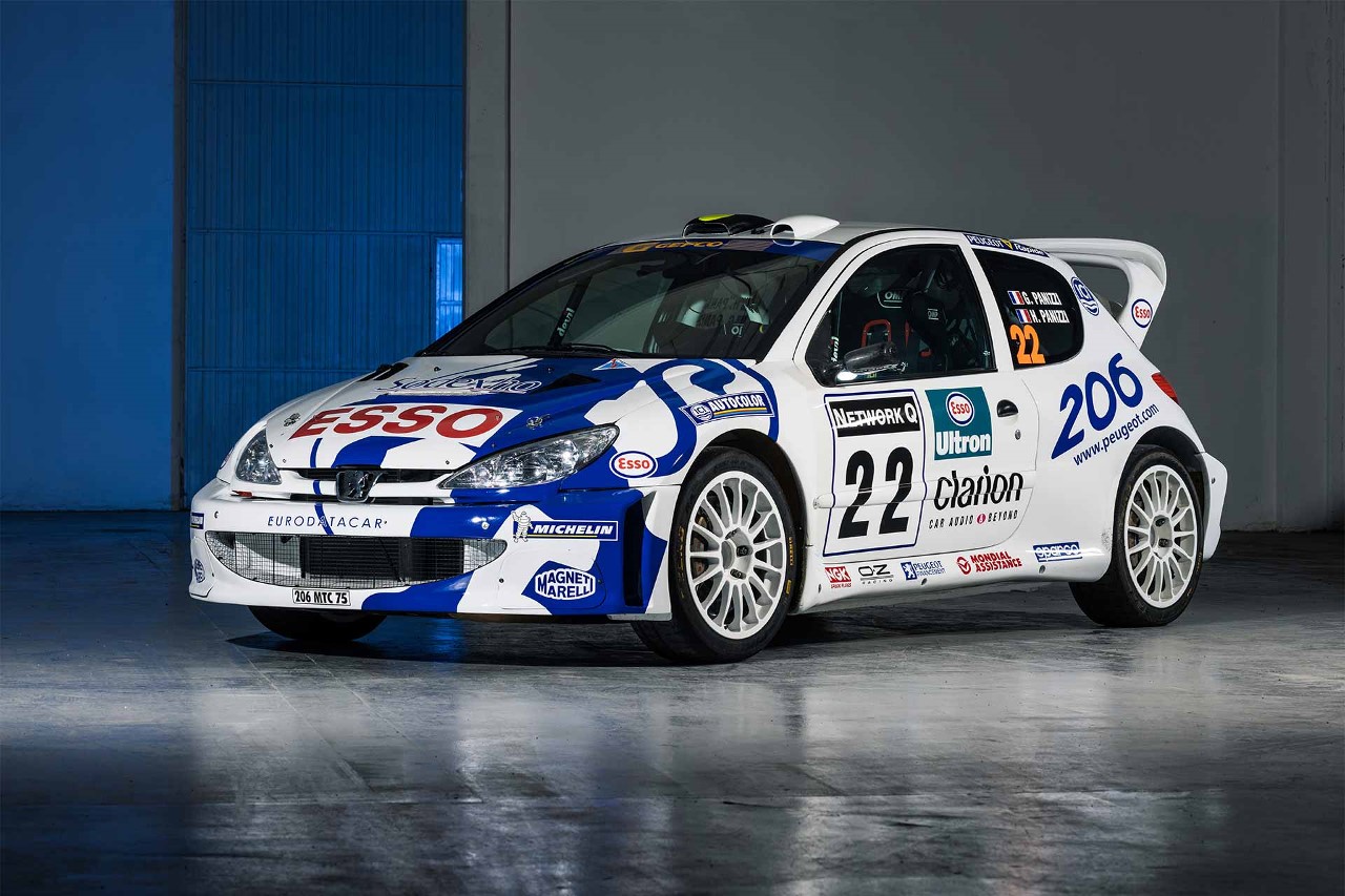 Peugeot 206 WRC 1999 La voiture de Panizzi et Grönholm à vendre