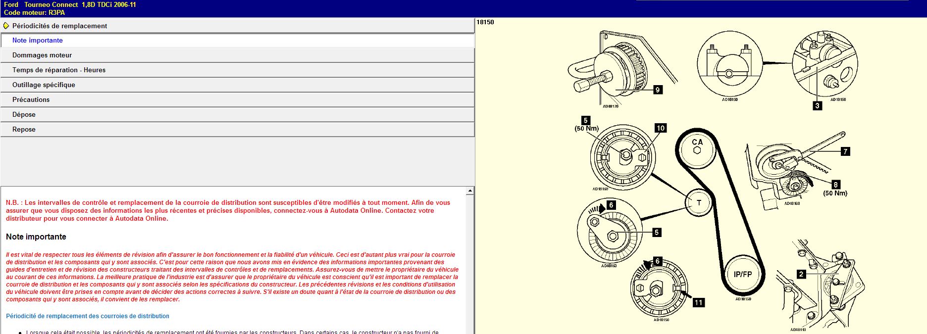 2 courroies de distribution - Ford - C Max - Diesel - Auto Evasion | Forum Auto