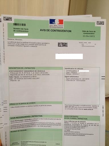 contravention stationnement dangereux - Contravention - Auto Evasion ...