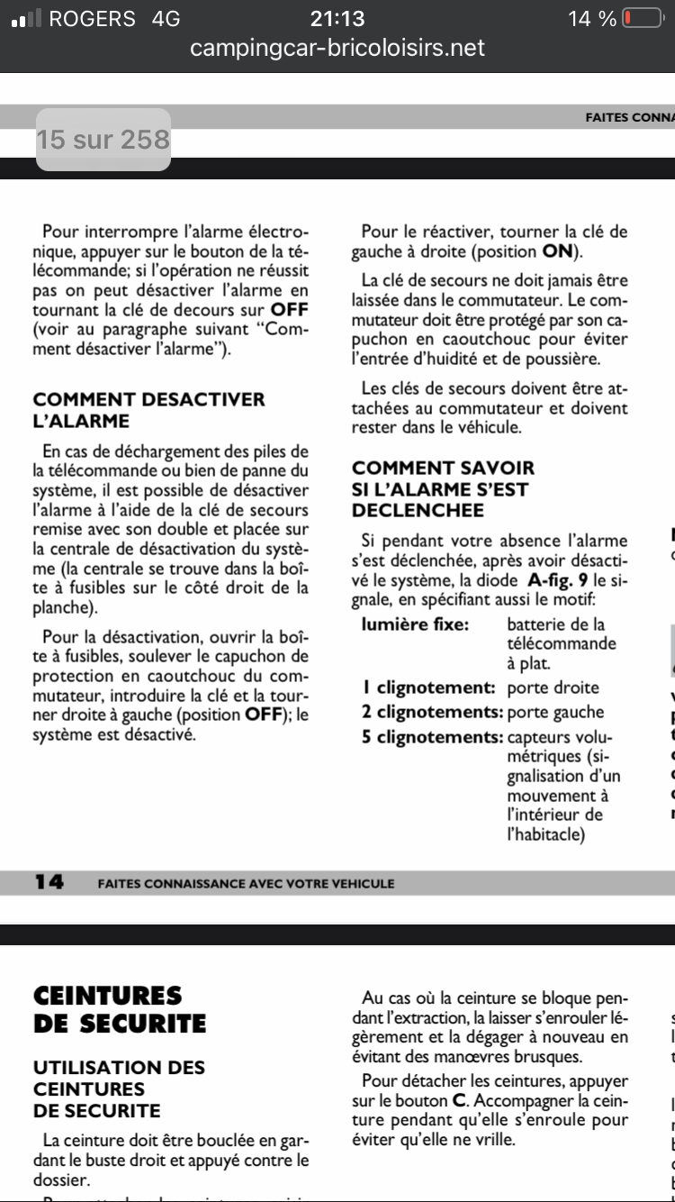 Comment désactiver l’alarme ? - Fiat - Ducato - Diesel - Auto Evasion ... Comment désactiver l’alarme ? - Fiat - Ducato - Diesel - Auto Evasion ...