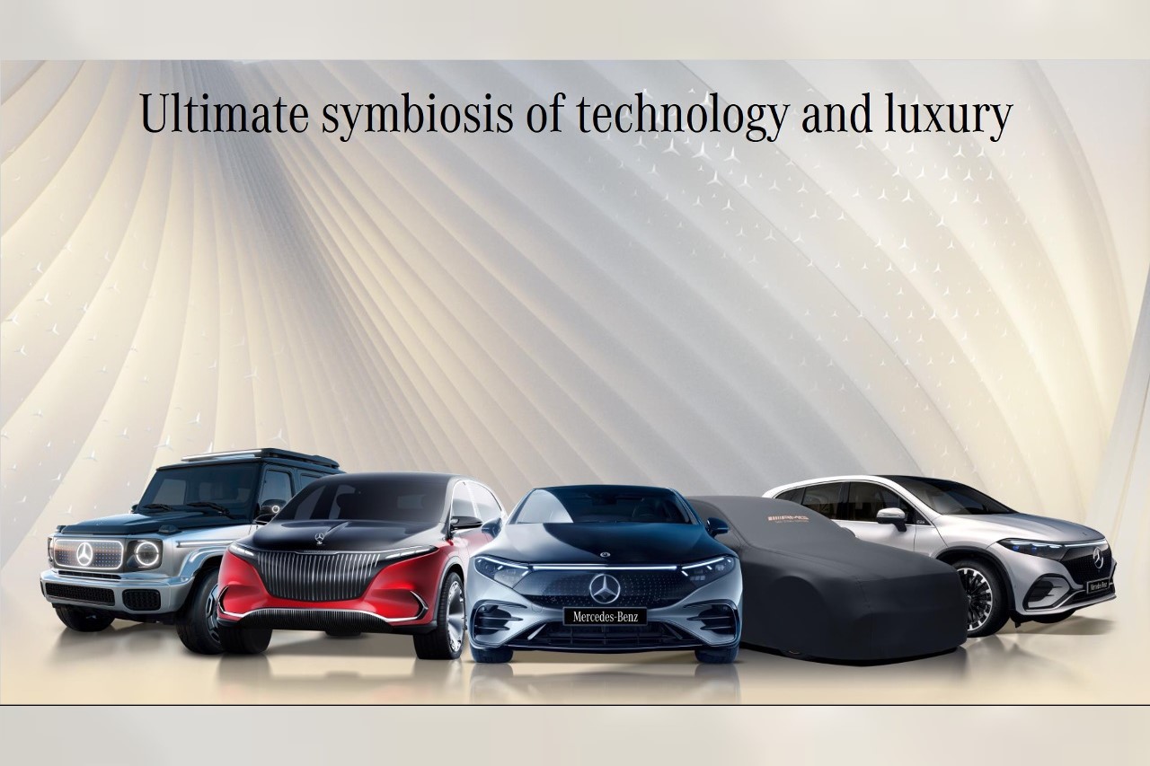 Photo 2 - Mercedes gamme électrique teaser - Mercedes. La marque monte ...