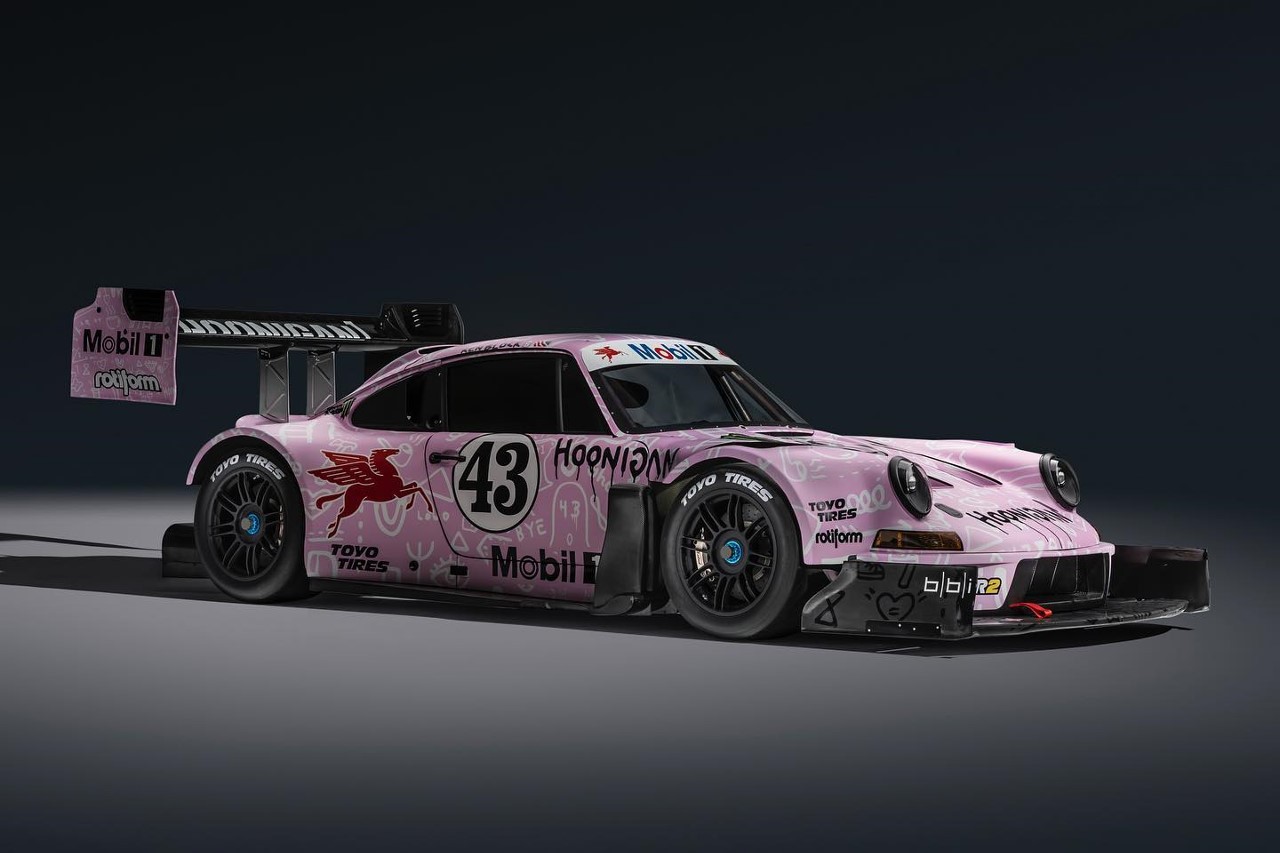 Photo 2 - Porsche 911 Hoonipigasus rose - Pikes Peak 2022. Voici la ...