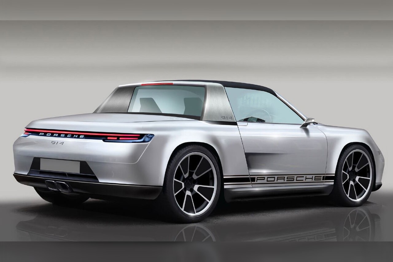 Photo 7 - Porsche 914 restomod illustration gris - Un retour de la ...