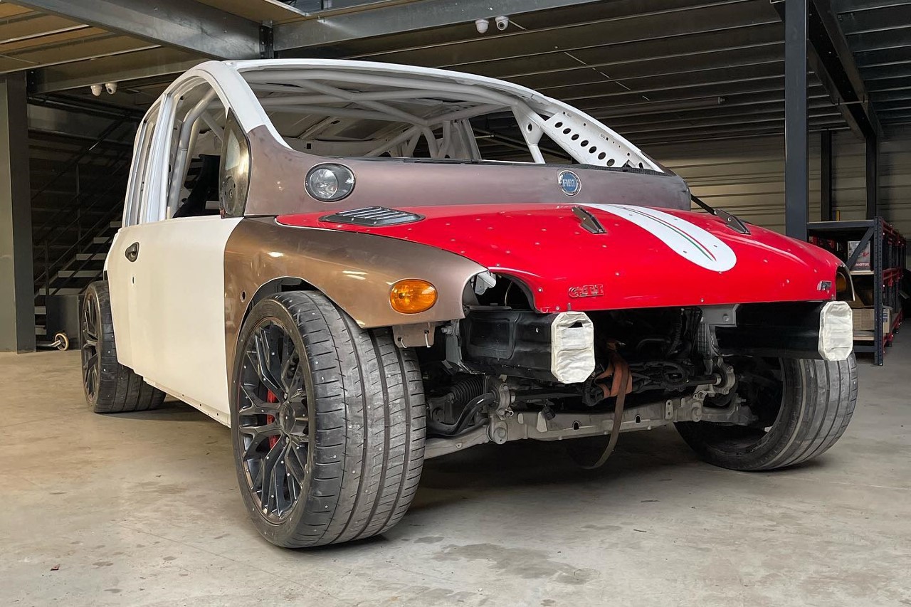 1000tipla. Un Fiat Multipla bodybuildé de 1 000 chevaux