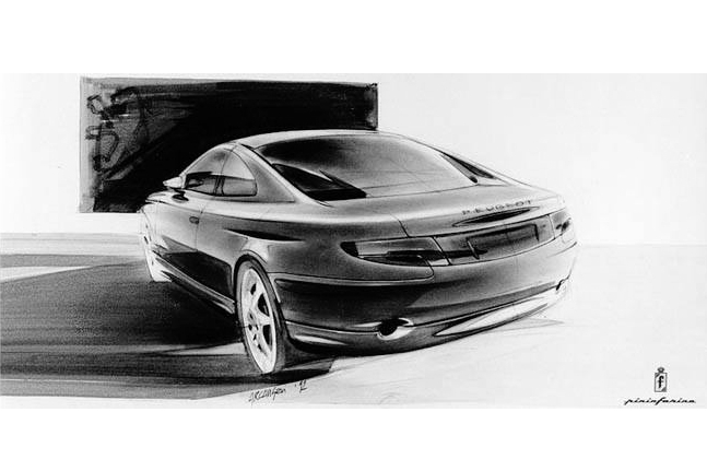 Photo 6 - Peugeot 406 Coupé esquisse Davide Arcangeli - Peugeot 406 ...
