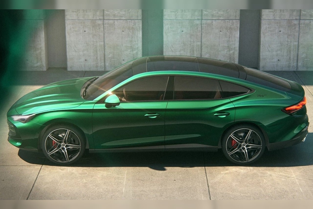 MG muscle son jeu avec la berline MG7