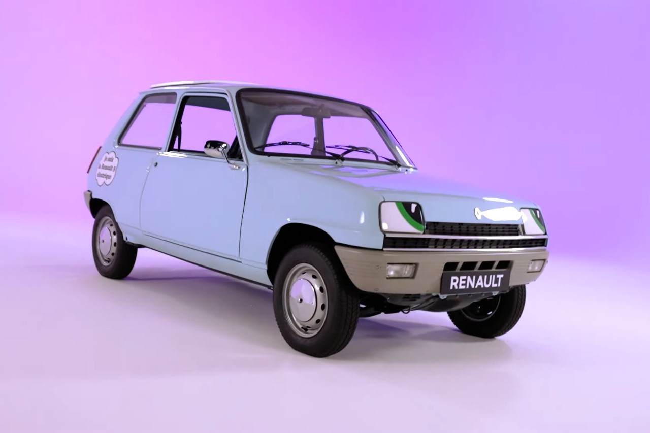 Photo 4 - Renault 5 électrique bleu - Renault 5 (1972-1984). Les ...