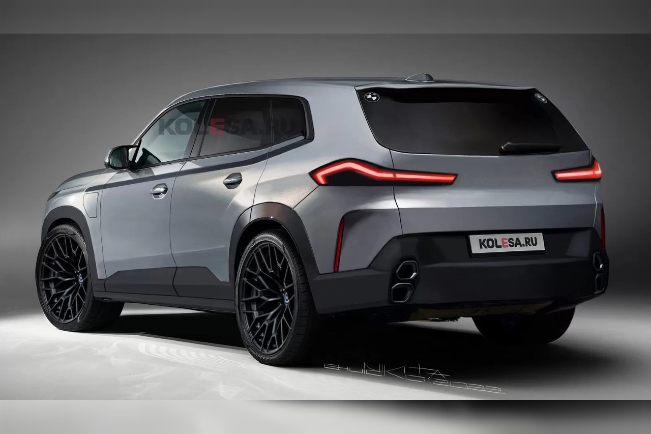 Photo 6 - BMW XM illustration feux arrière - Le BMW XM (2022) de série s’illustre avant l’heure