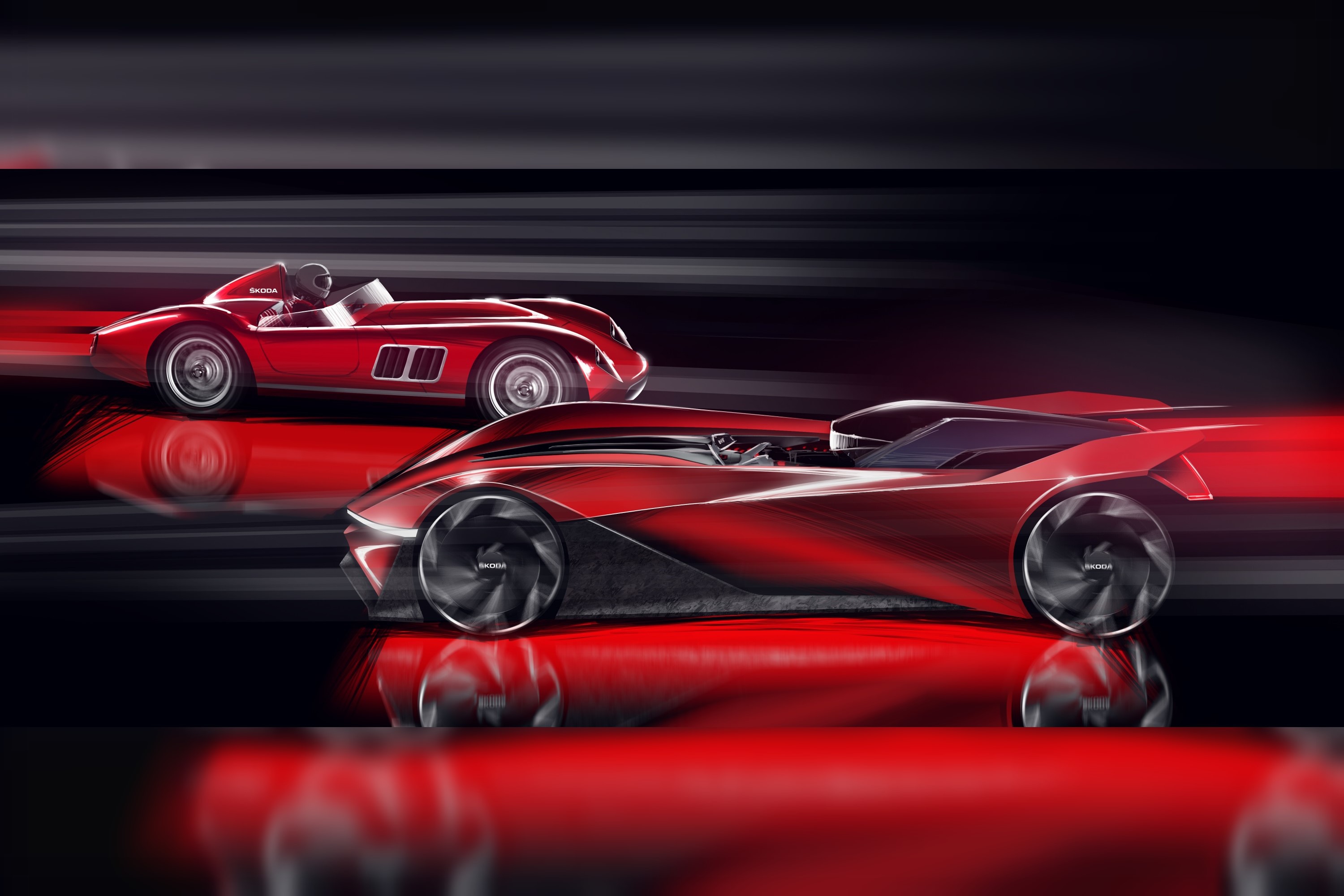 Diaporama et photos - Skoda Vision GT (2022). Un speedster électrique inspiré par le passé | L'Argus