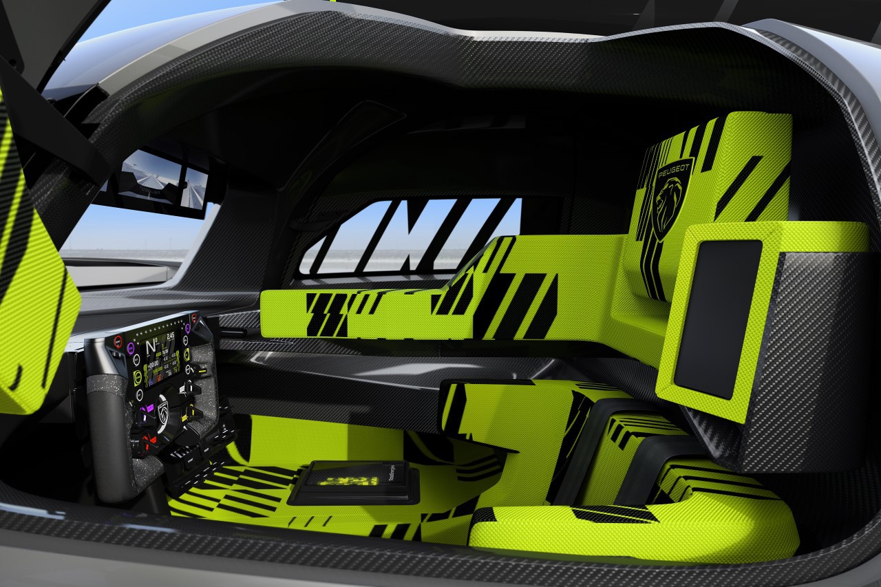 Photo 4 - Peugeot 9X8 show car cockpit - Peugeot 9X8 (2022). L’hypercar ...