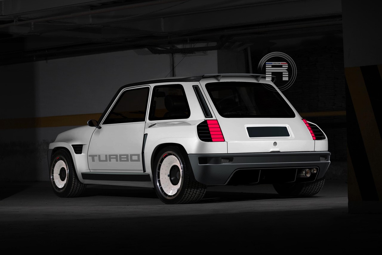 Photo 4 - Renault 5 Turbo restomod Revolution feux arrière - Renault 5 ...