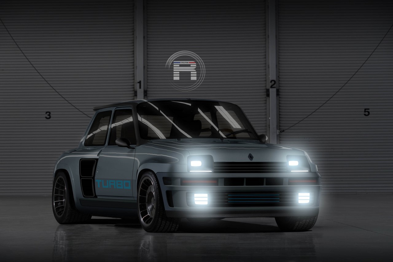 Photo 5 - Renault 5 Turbo restomod Revolution feux avant - Renault 5 ...