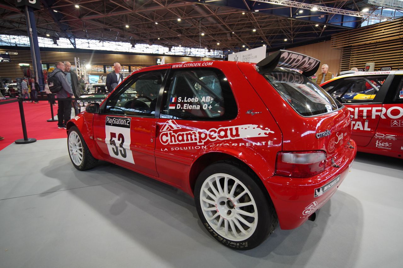 Photo 9 - Epoqu Auto 2022 voiture rallye citroen saxo Loeb - Époqu'Auto 2022. Les légendes du ...