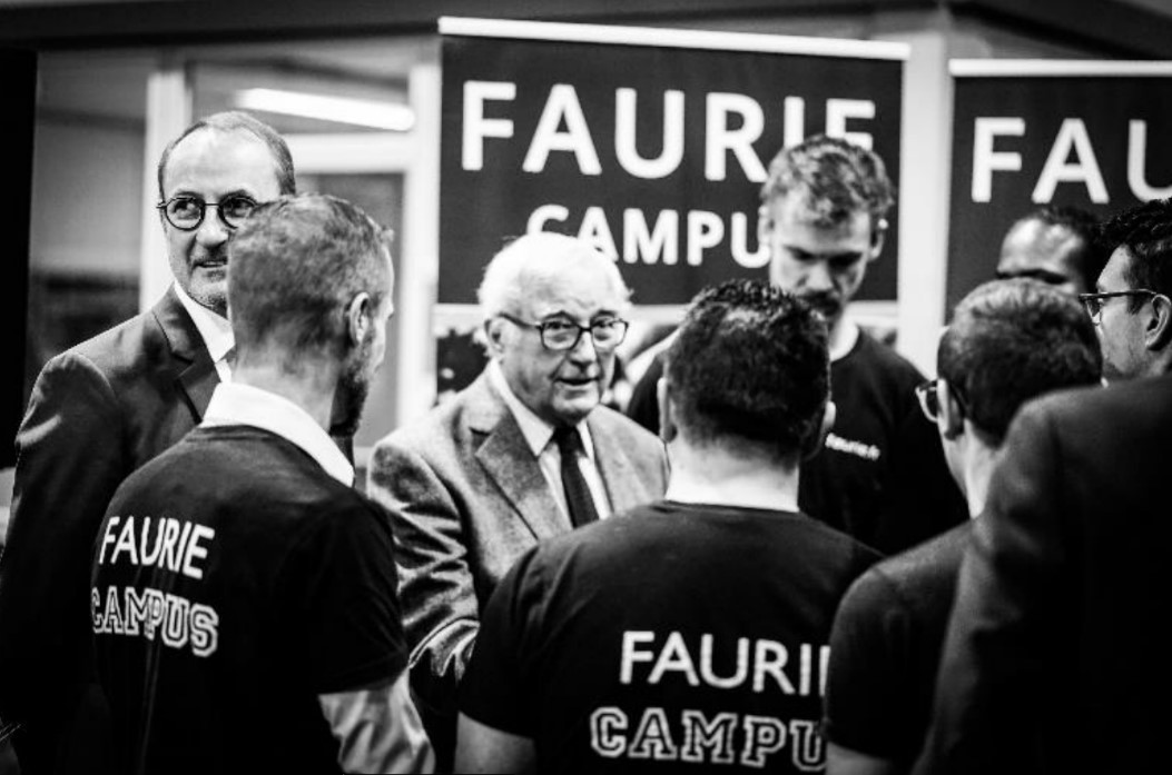Lucien Faurie, père du dirigeant du groupe de distribution Faurie, est ...