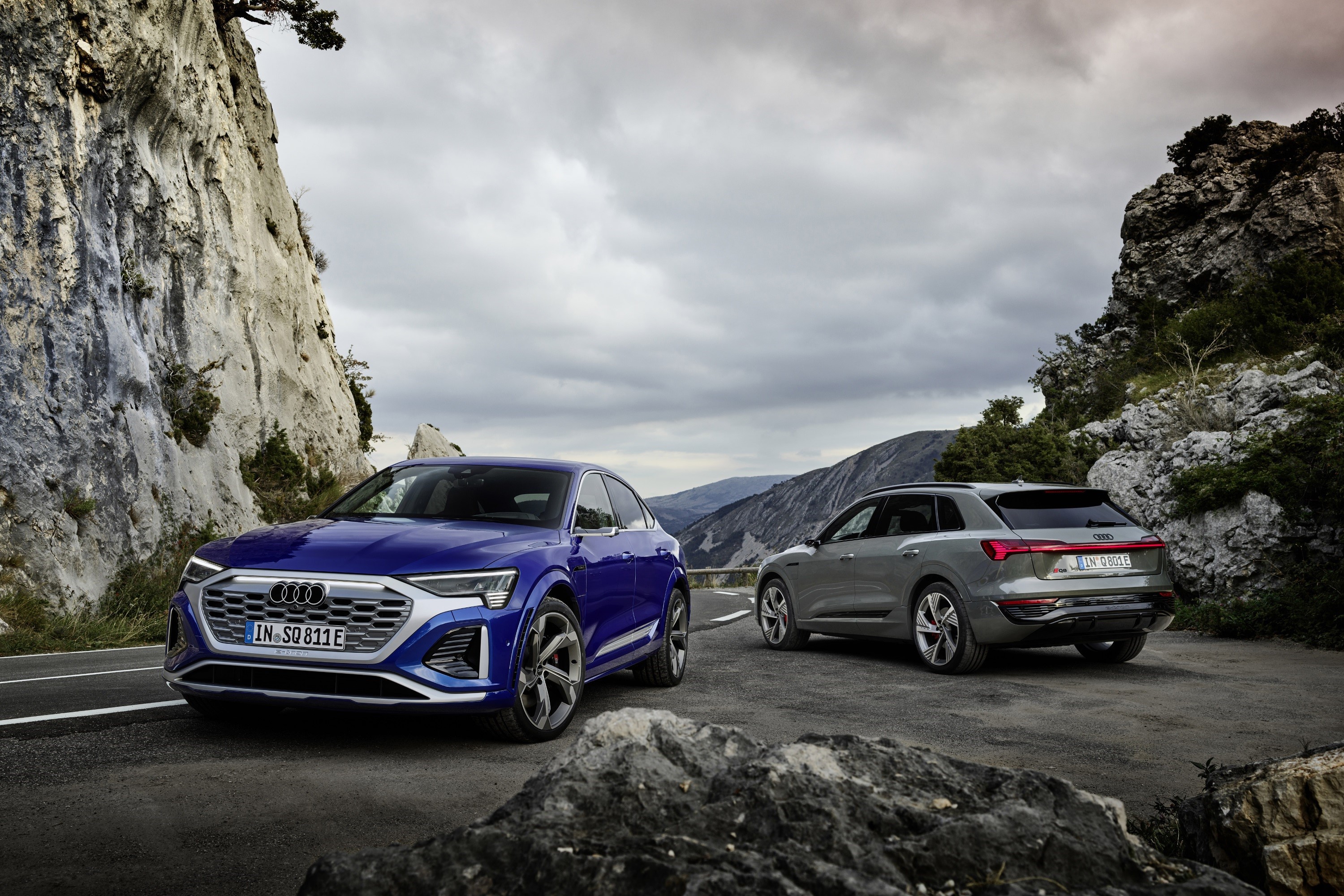 Photo 1 - Audi Q8 e-tron duo - Audi Q8 e-tron (2023). L'e-tron restylé ...