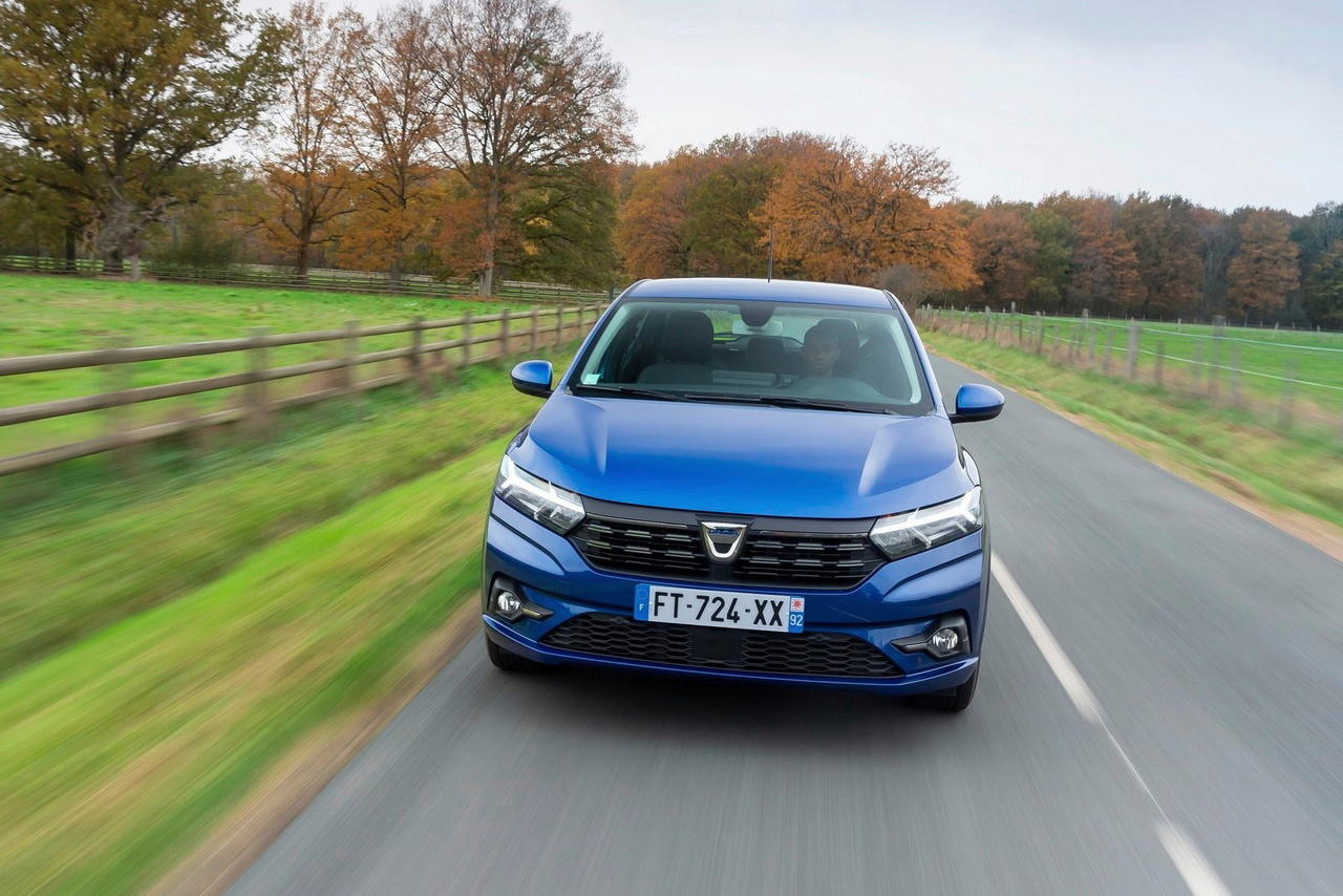 Photo 3 - dacia sandero 2021 bleu avant - Le top 3 des voitures neuves ...