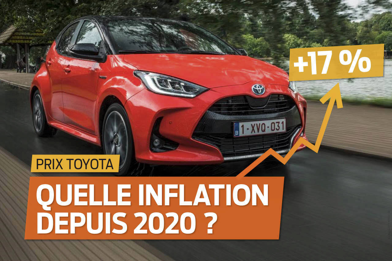 Toyota. De combien les prix ont-ils augmenté depuis 2020