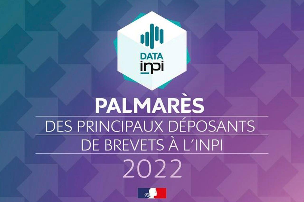 Photo 2 - palmarès brevets Inpi 2022 - Dépôt de brevet. Le secteur ...