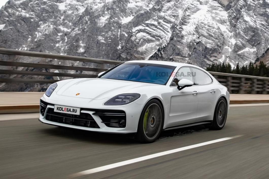 Photo 6 - La version électrique de la Panamera devrait arriver en 2026. En attendant, Porsche ...