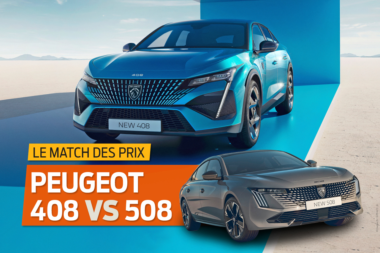 Peugeot 508 restylée vs Peugeot 408 : le match des prix