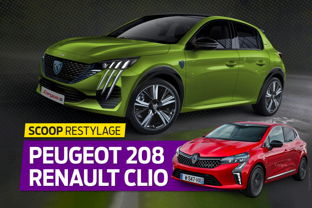 Peugeot 208 vs Renault Clio (2023). Premier match pour les citadines ...