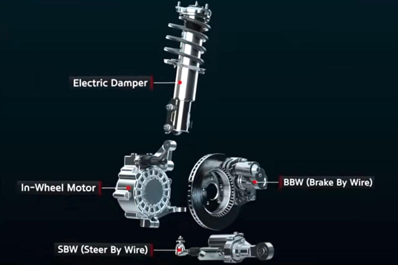 Photo 2 - Le module e-Corner, entièrement électrique, se montre très ...
