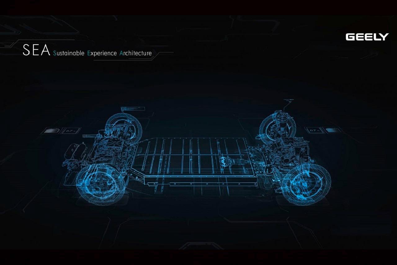 Photo 2 - plateforme sea volvo ex30 - Volvo EX30 (2023). Le petit SUV électrique surpris en Chine