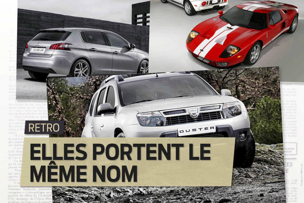 Photo 1 - Ces voitures qui portent le même nom