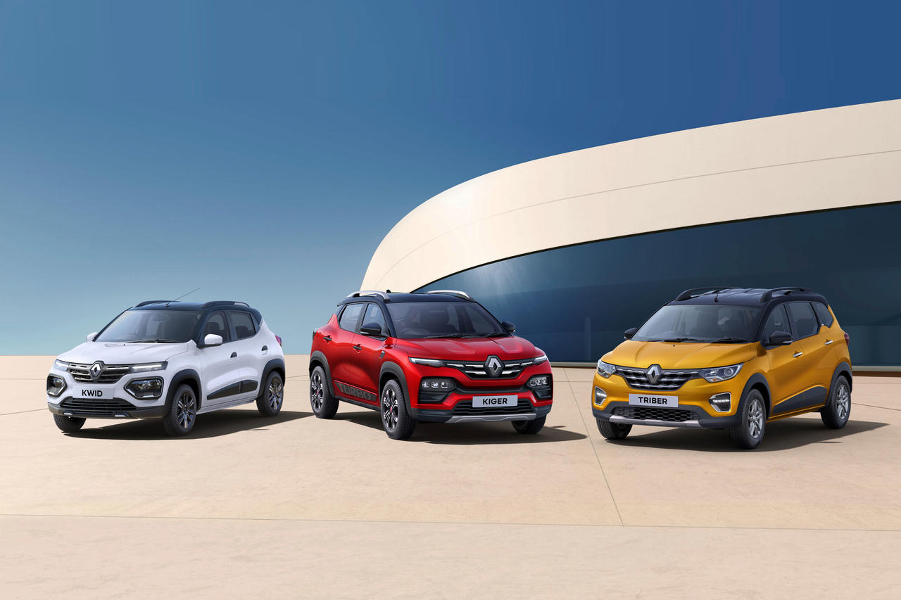 Photo 12 - En Inde, la gamme Renault est composée de ces trois petits ...