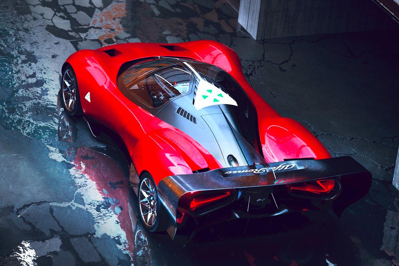 Diaporama et photos - Alfa Romeo P7. Une hypercar à hydrogène imaginée | L'Argus