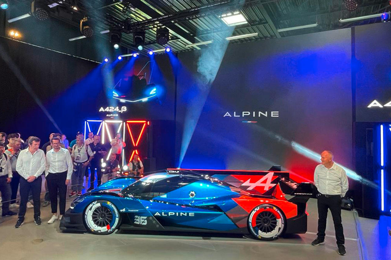 Diaporama et photos - Alpine A424. Premières photos de l'hypercar hybride des 24H du Mans 2024 ...