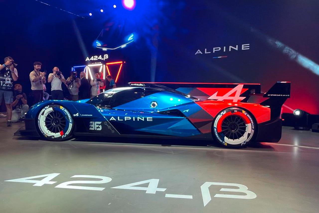 Diaporama et photos - Alpine A424. Premières photos de l'hypercar hybride des 24H du Mans 2024 ...