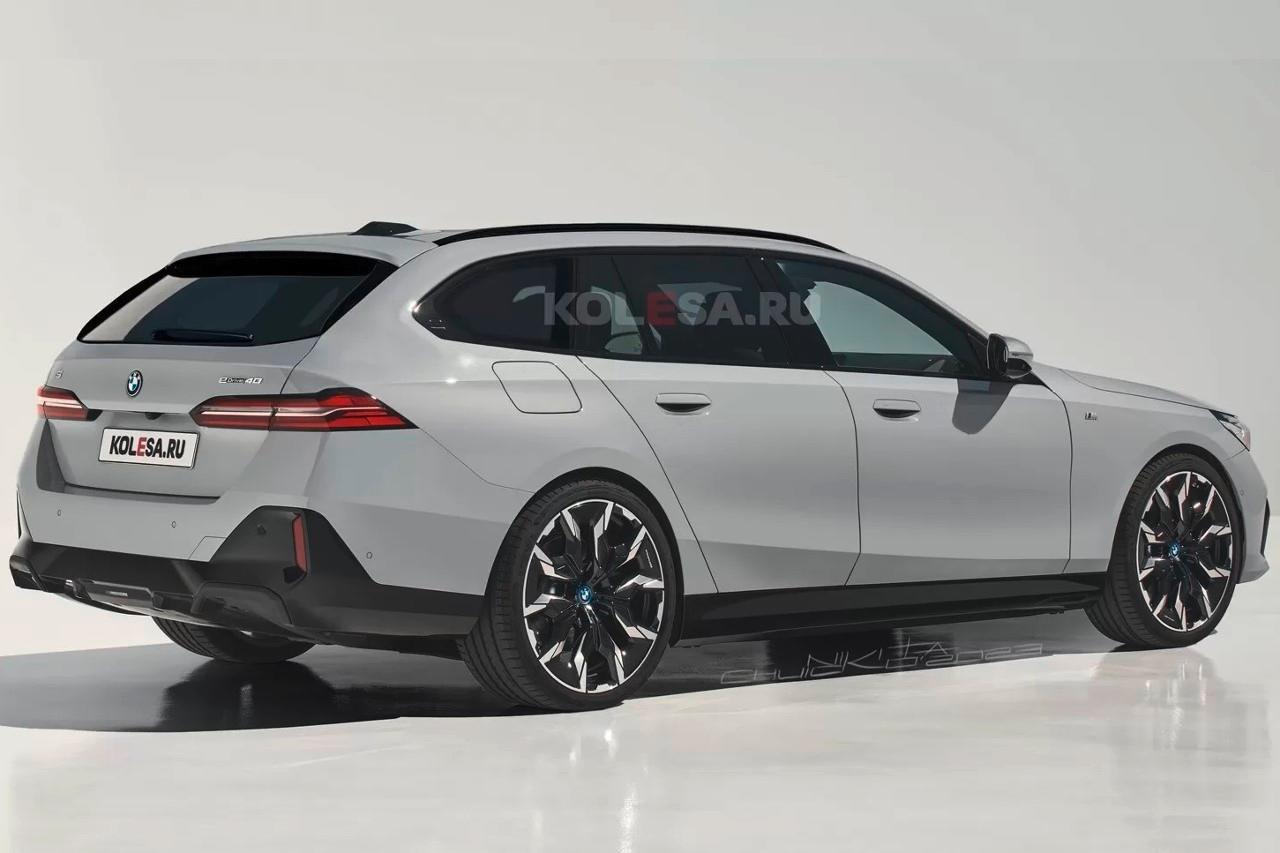 i5, M5… le futur break BMW Série 5 Touring (2024) à toutes les sauces