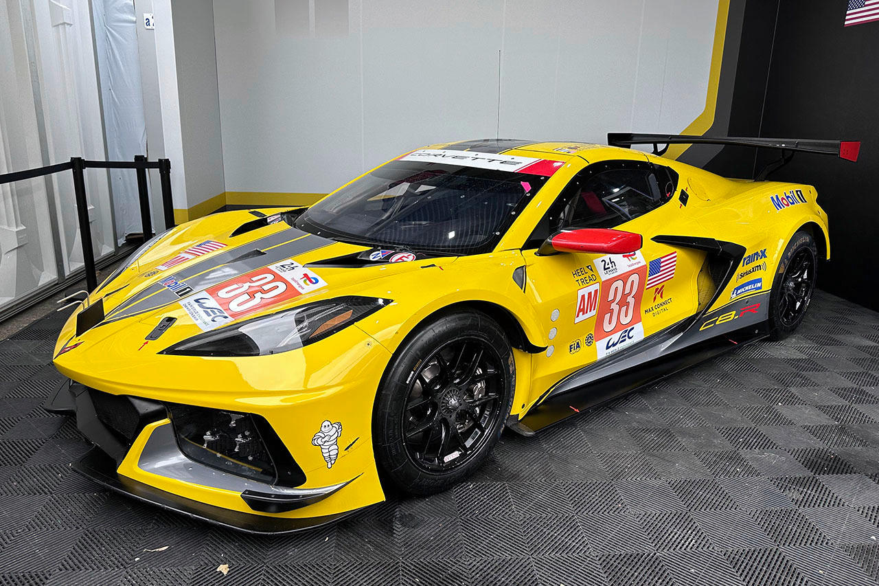 Photo 15 - Corvette Racing est présent avec une C8. - 24H du Mans 2023. Peugeot, Alpine, Ferrari ...