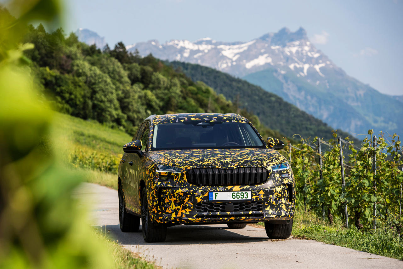 Photo 15 - Le Kodiaq II adopte l'architecture MQB Evo du groupe Volkswagen. - Skoda Kodiaq (2024 ...