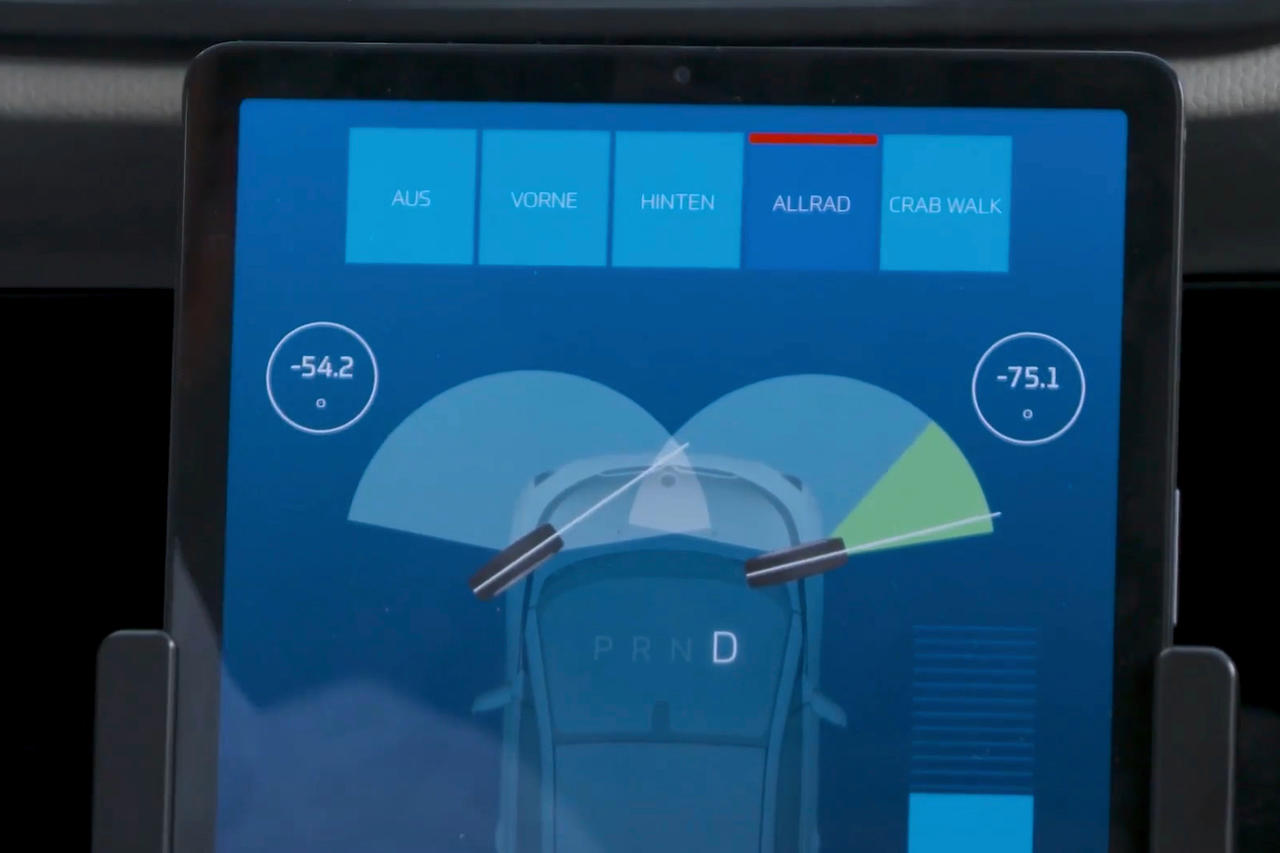 Photo 5 - Le système EasyTurn permet aux roues avant de braquer jusqu'à ...