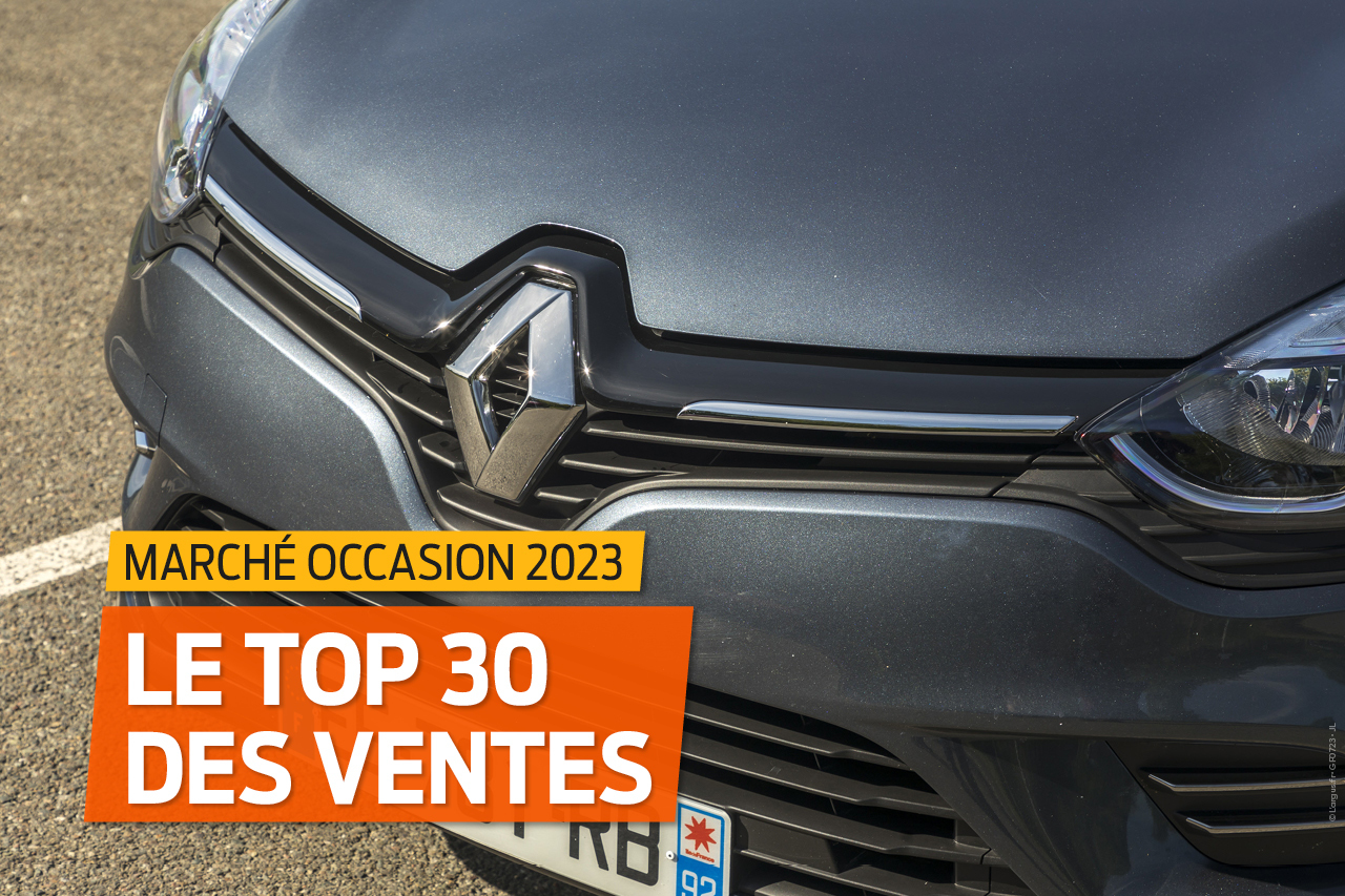Voitures d’occasion. Le top 30 des modèles les plus vendus en 2023