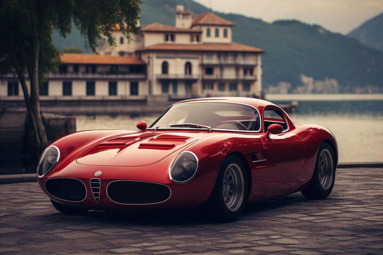 Alfa Romeo 33 Stradale. Le design de la super sportive imaginé par les ...