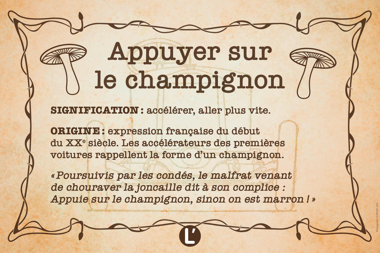 Photo 2 - Signification et origine de l'expression "Appuyer sur le ...