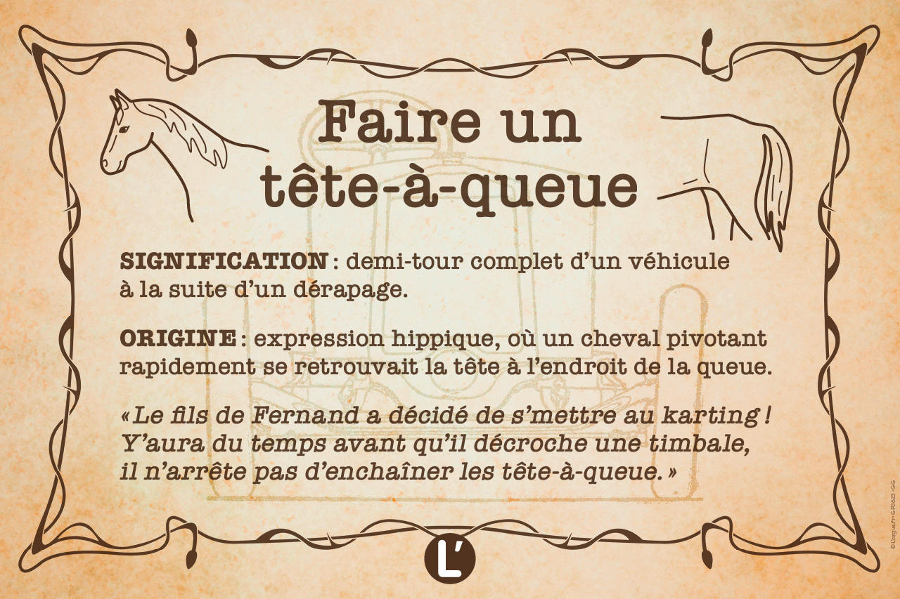 Photo 14 - Signification et origine de l'expression "faire un tête-à ...