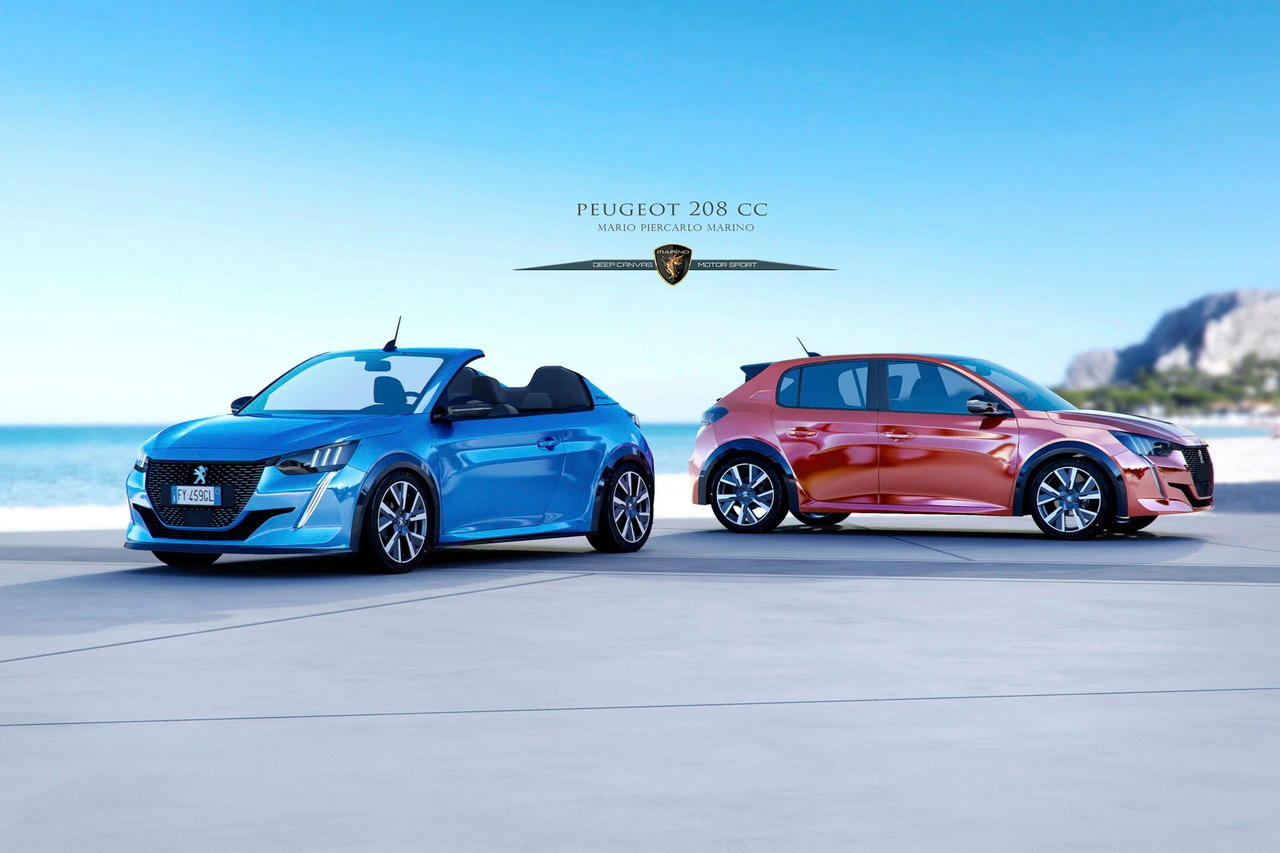 Peugeot 208 CC. La citadine coupé-cabriolet que le constructeur ne ...