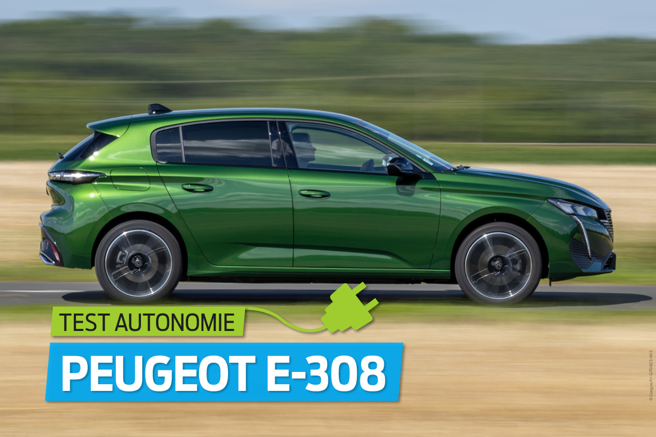 Essai Peugeot e-308. Le test vérité sur l’autonomie de la 308 électrique