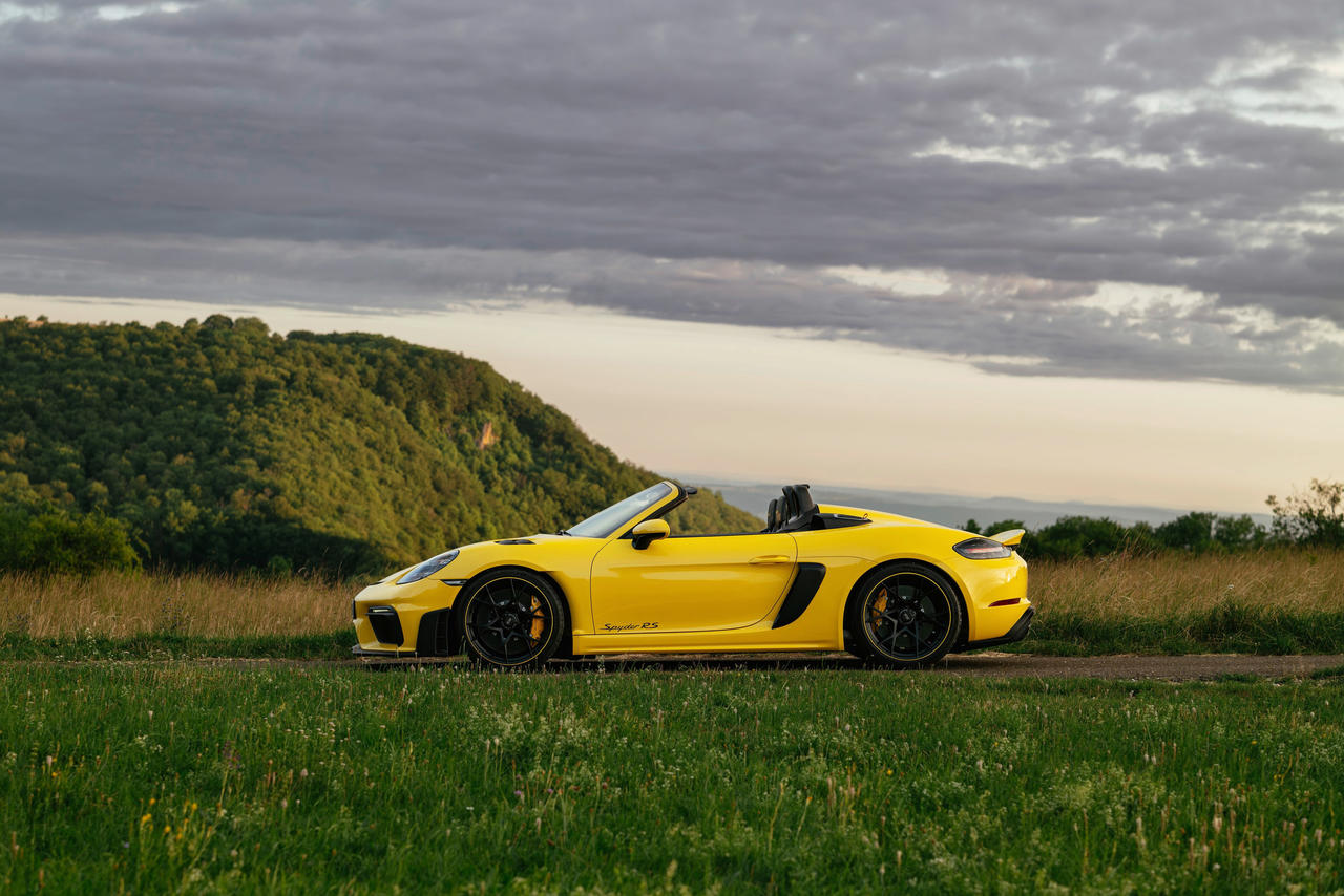 Diaporama et photos - Essai Porsche 718 Spyder RS (2023) : le Boxster ...