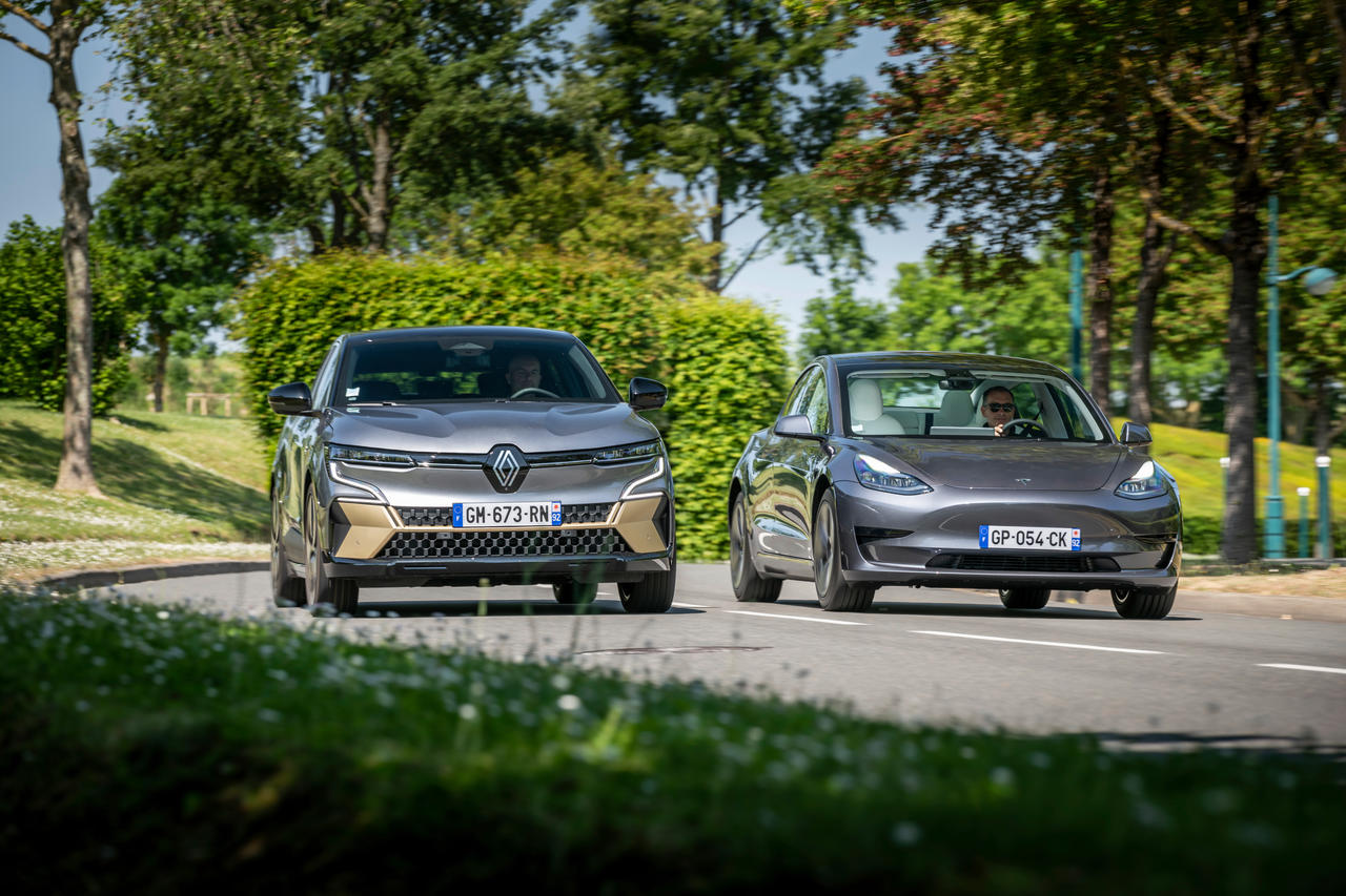 Photo 4 - Essai comparatif. La Tesla Model 3 défie la Renault Mégane E-Tech