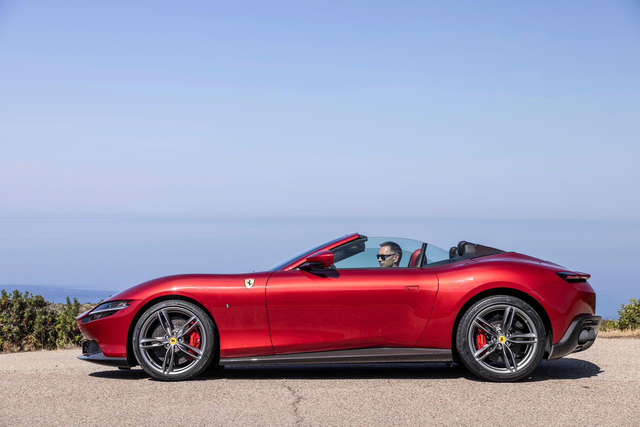 Photo 10 - Essai Ferrari Roma Spider (2023) : apothéose esthétique