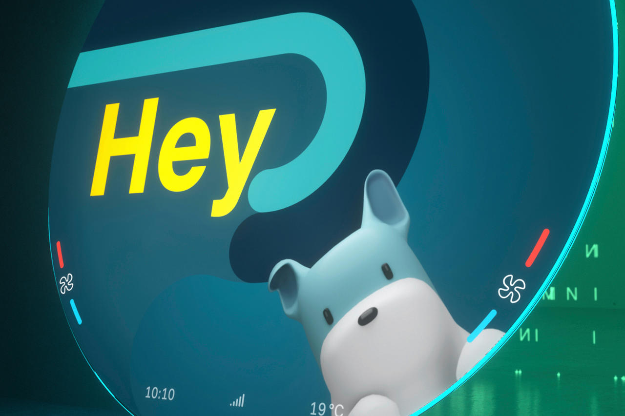 Photo 4 - Le nouvel assistant vocal est accompagné de sa mascotte ...