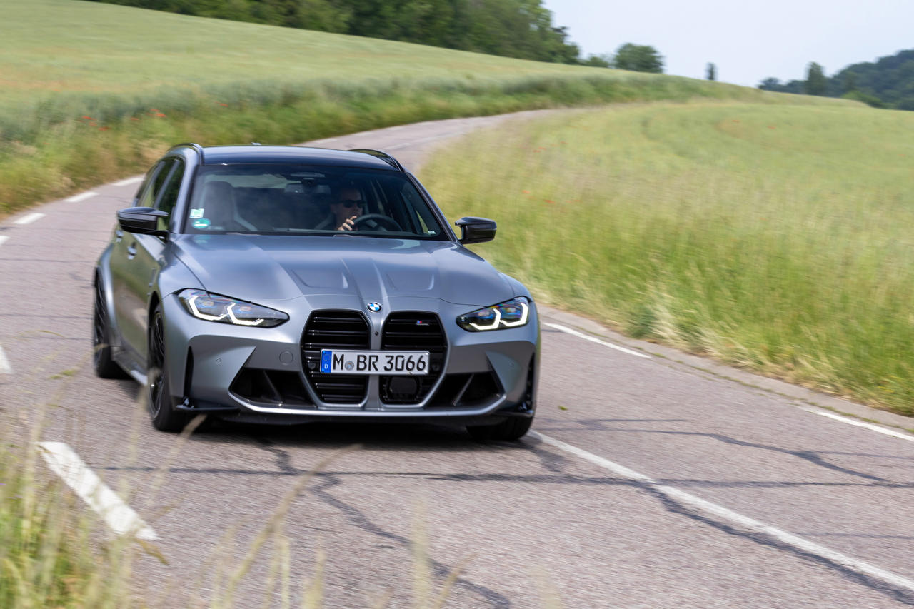 Photo 2 - Comportement BMW M3 Competition M xDrive Touring - Essai BMW M3 Touring (2023). Le ...