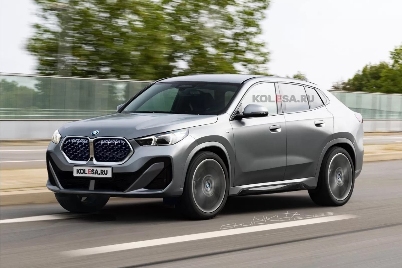 Photo 1 - Kolesa a dessiné un rendu de la prochaine génération du BMW X2. - BMW X2 (2023 ...