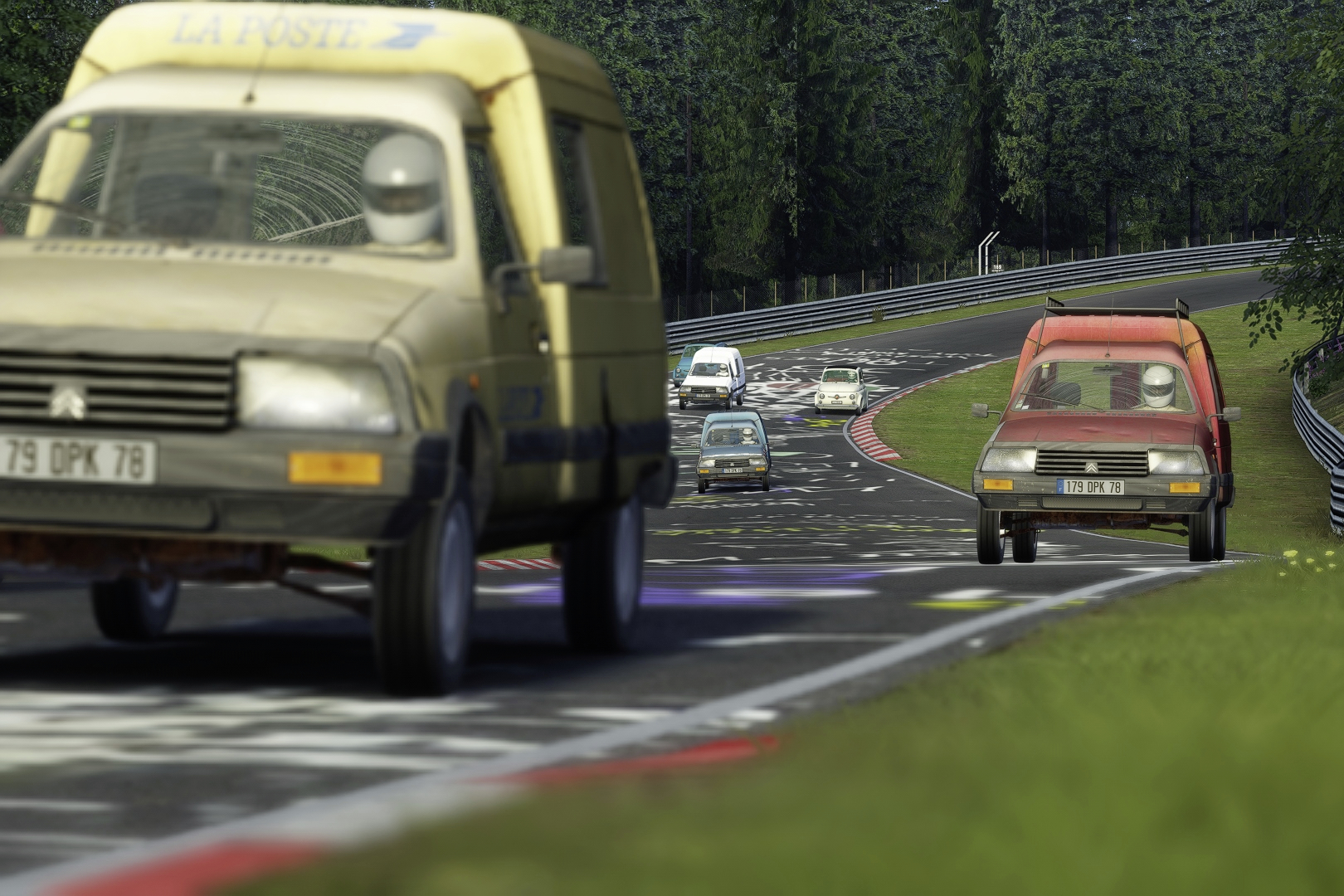 Photo 6 - citroen c15 assetto corsa nurburgring course - On a testé le ...