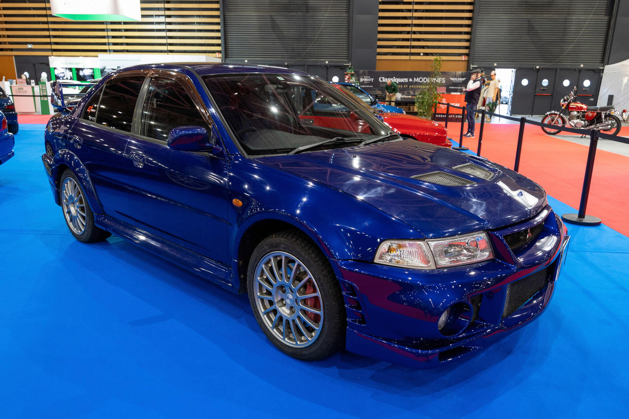 Photo 10 - mitsubishi lancer evolution 6 gsr bleue - Les sportives japonaises de collection au ...